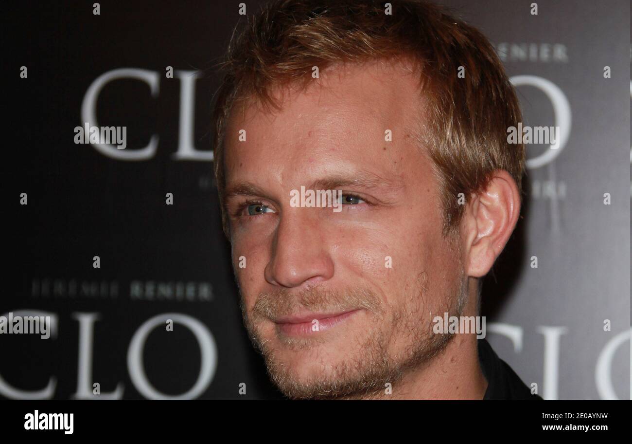 Jeremie Renier attending the 'Cloclo' premiere held at Gaumont Marignan ...
