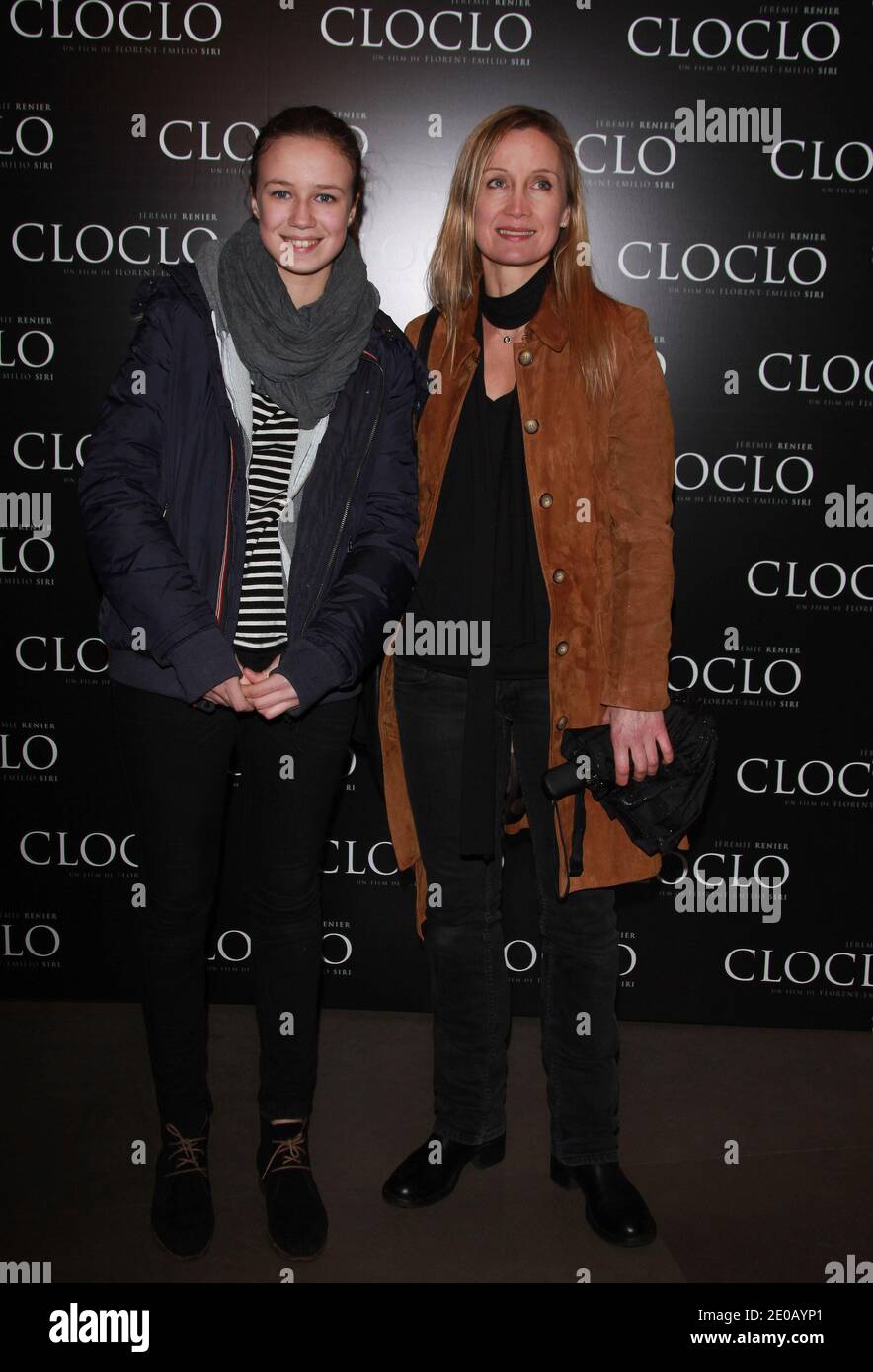 Catherine Marshall and daughter Zoe attending the 'Cloclo' premiere ...