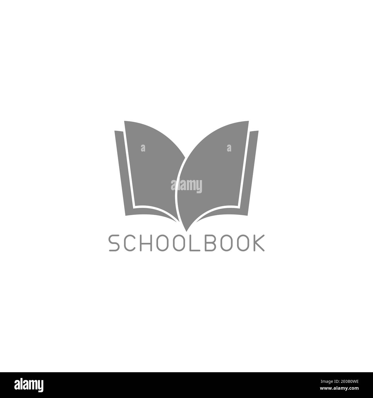 school book simple geometric flat education symbol vector Stock Vector ...