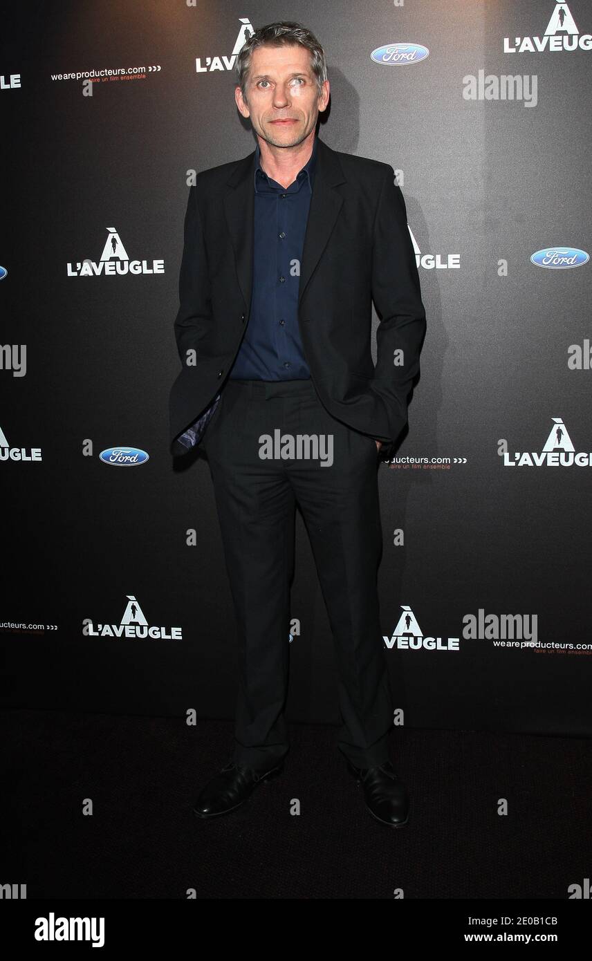 Jacques Gamblin arriving for the premiere of L'Aveugle held at UGC ...