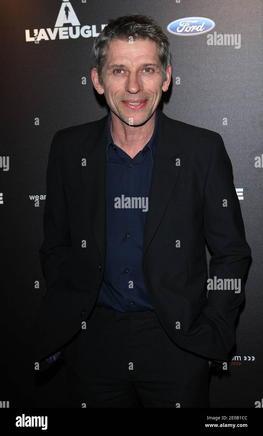 Jacques Gamblin arriving for the premiere of L'Aveugle held at UGC ...