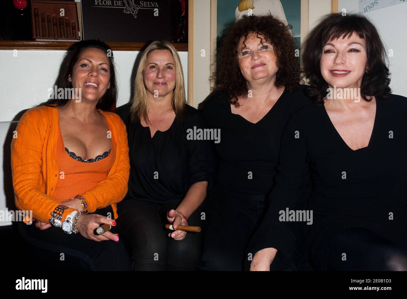 Hermine de Clermont Tonnerre, Sophie favier, Valerie Mairesse and Julie Arnold attending a Maya ...