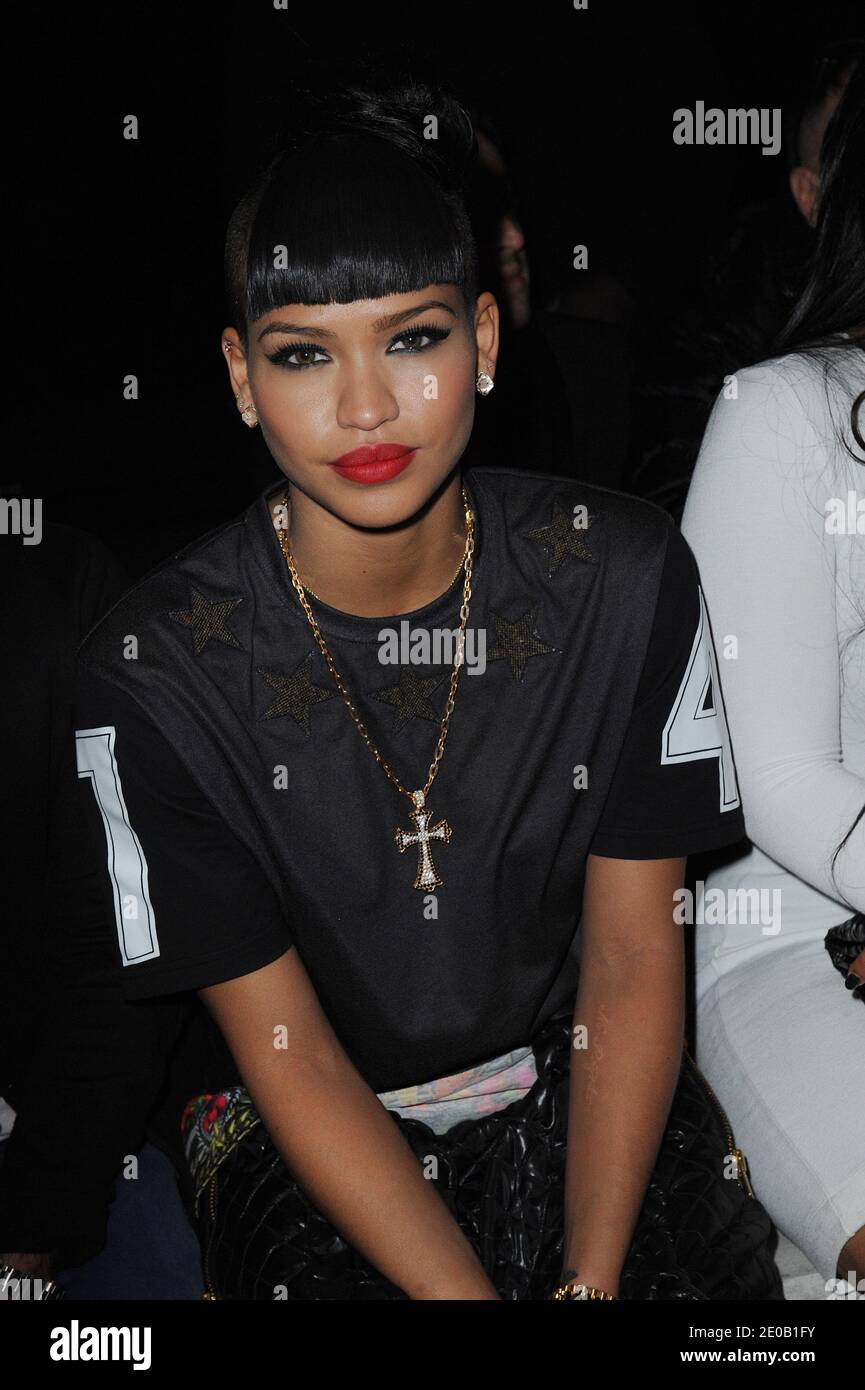 Cassandra Ventura aka Cassie attends Kanye West Fall-Winter 2012-2013 ...