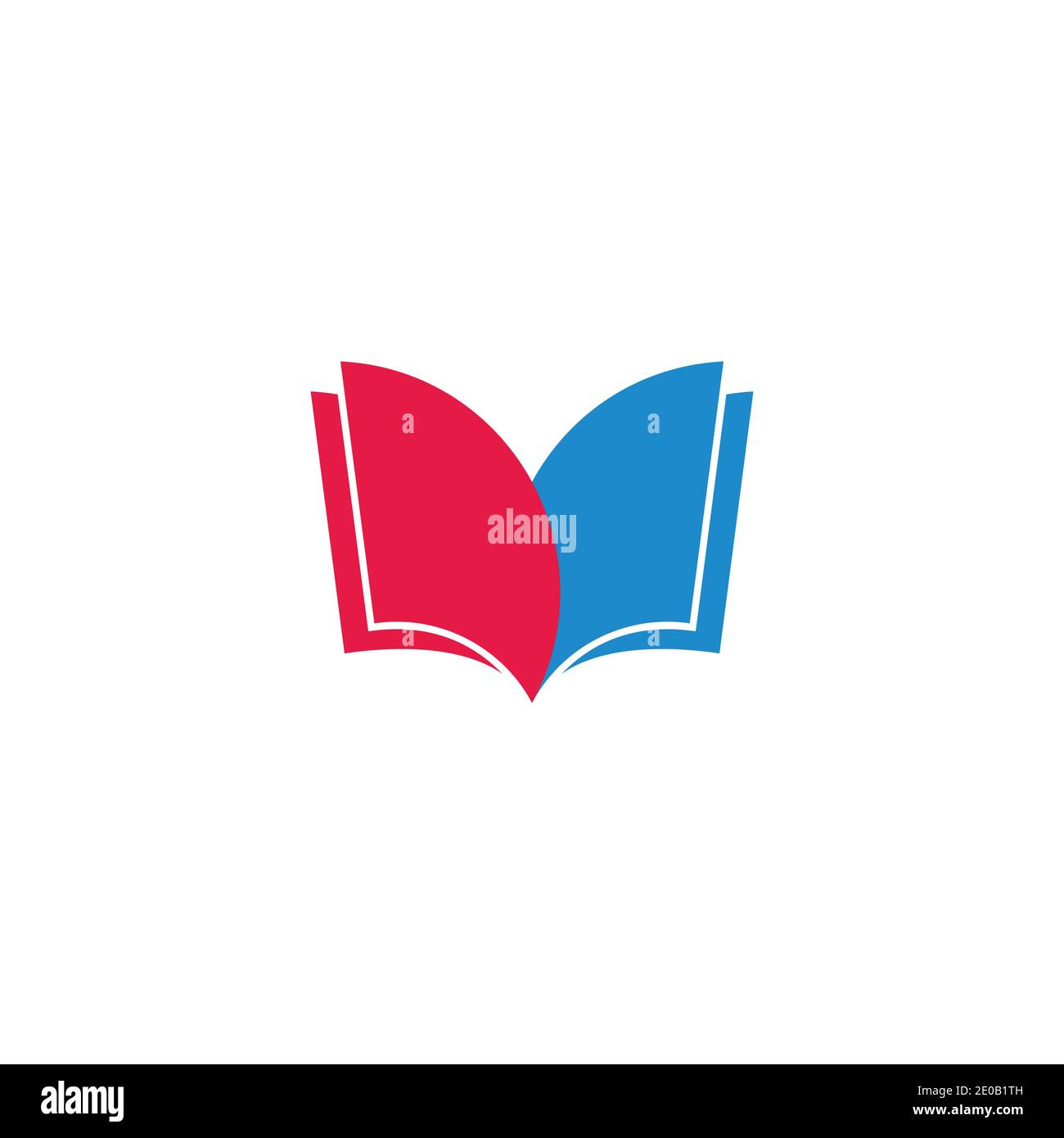 colorful books talk bubble symbol logo vector Stock Vector Image & Art ...