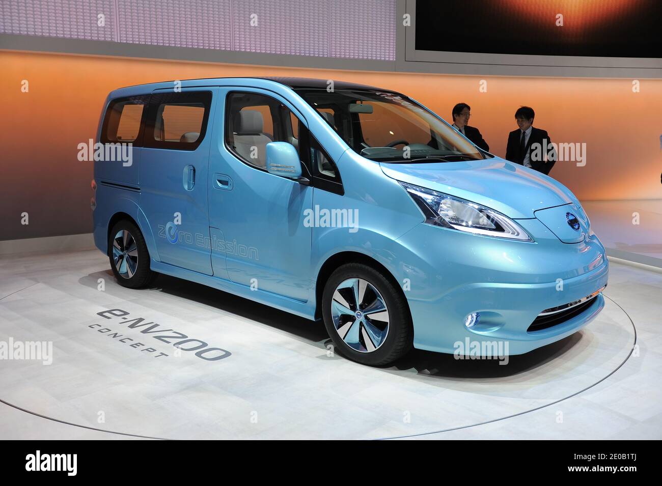 Nissan e-NV200 Concept Car on display at the 82nd International Motor ...