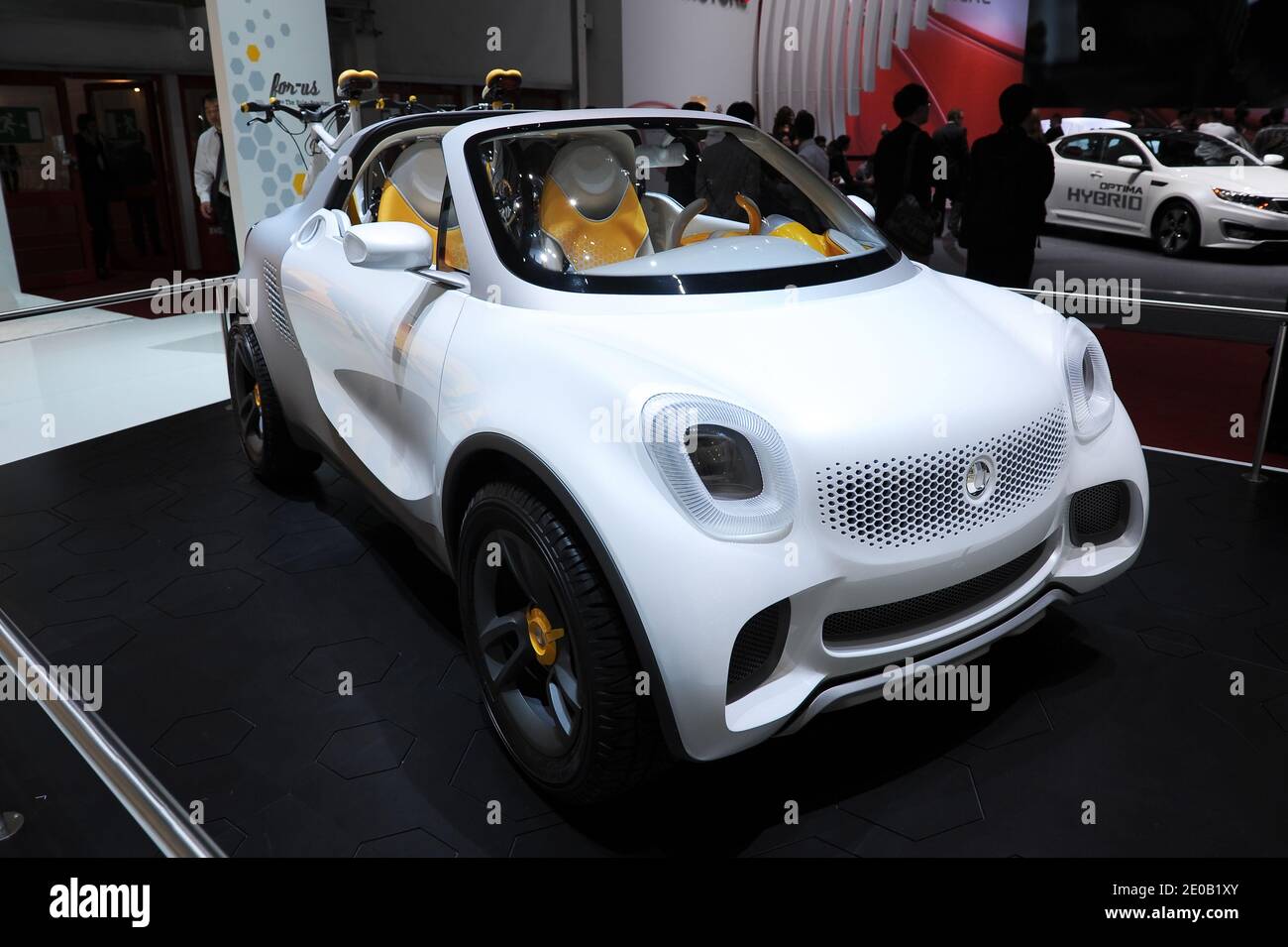 Concept Car Smart For-Us on display at the 82nd International Motor ...