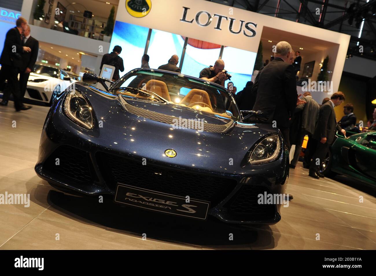 Lotus Exige S Roadster on display at the 82nd International Motor Show ...
