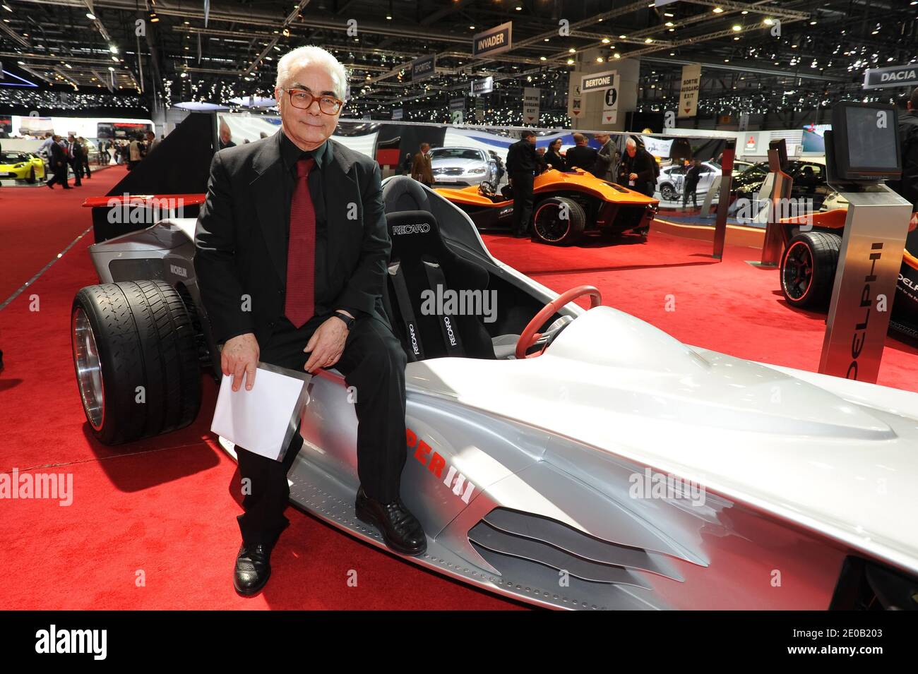 Franco Sbarro and his Concept Car Delphi at the 82nd International ...