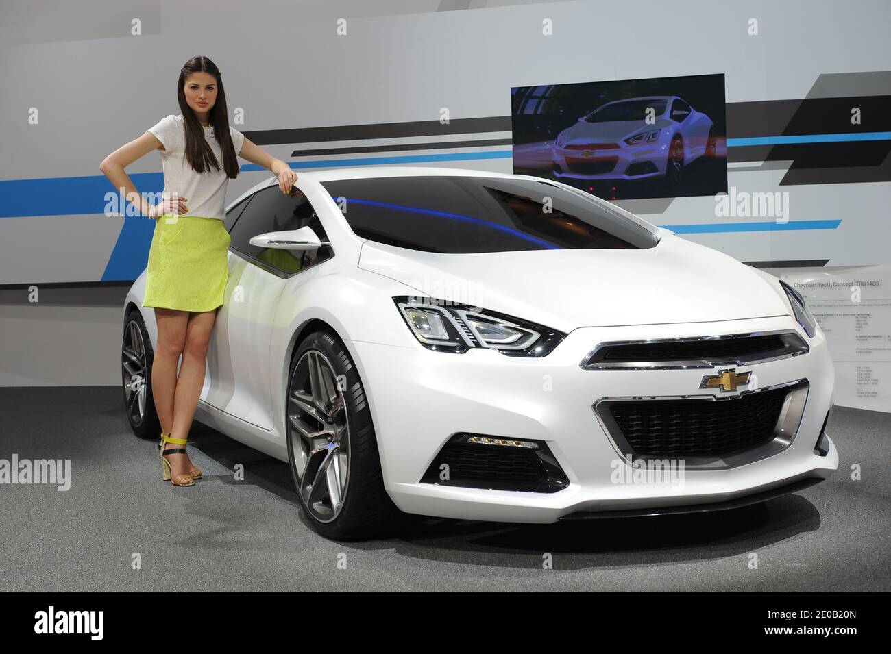Concept Car Chevrolet TRU 140 S on display at the 82nd International ...