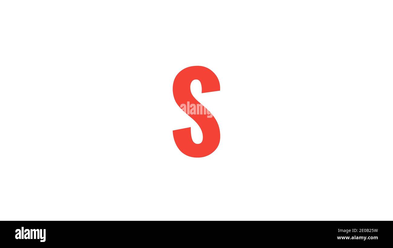 S Letter - Abstract Art Alphabet Letter S Logo Stock Photo - Alamy