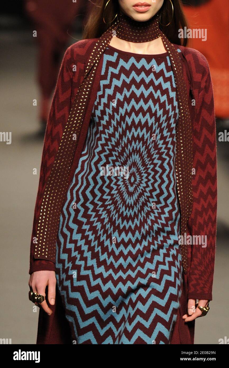 A model displays a creation by German designer Andrea Karg for Allude ...