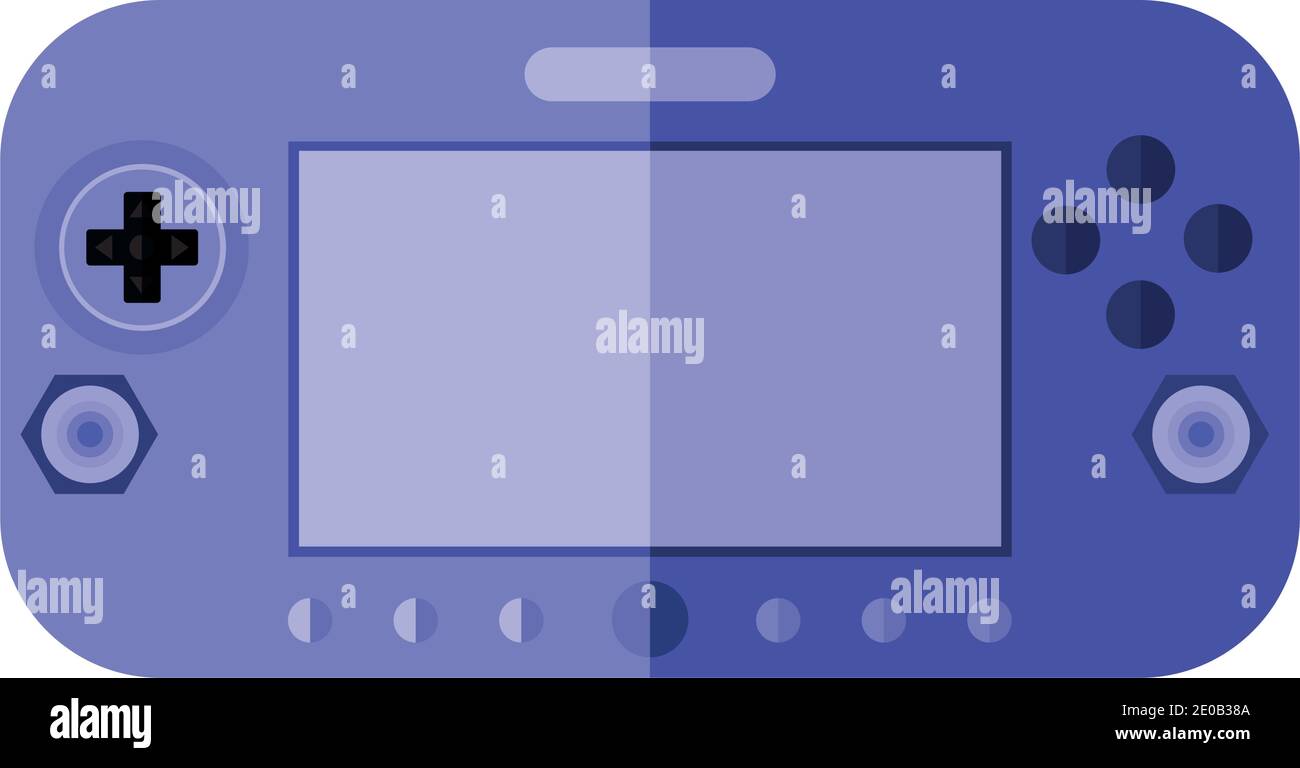 purple videogame console icon design, play leisure and gaming theme ...