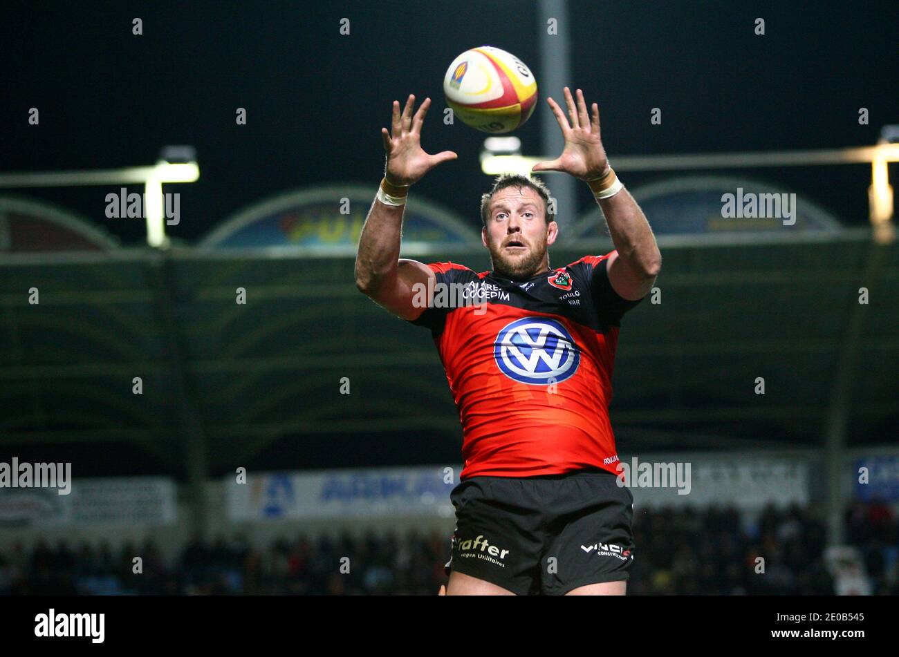 RC Toulon's Dean Schofield during the French Top 14 rugby match, USAP ...