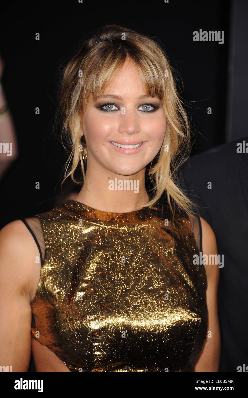 Jennifer Lawrence attends the World Premiere of Lions Gate's The Hunger ...