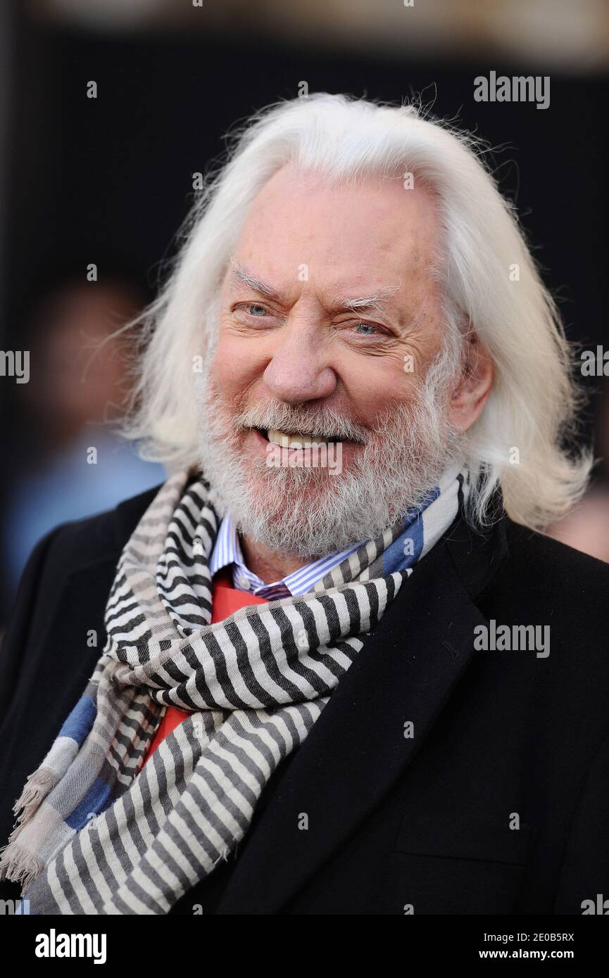 Donald Sutherland attends the World Premiere of Lions Gate's The Hunger ...