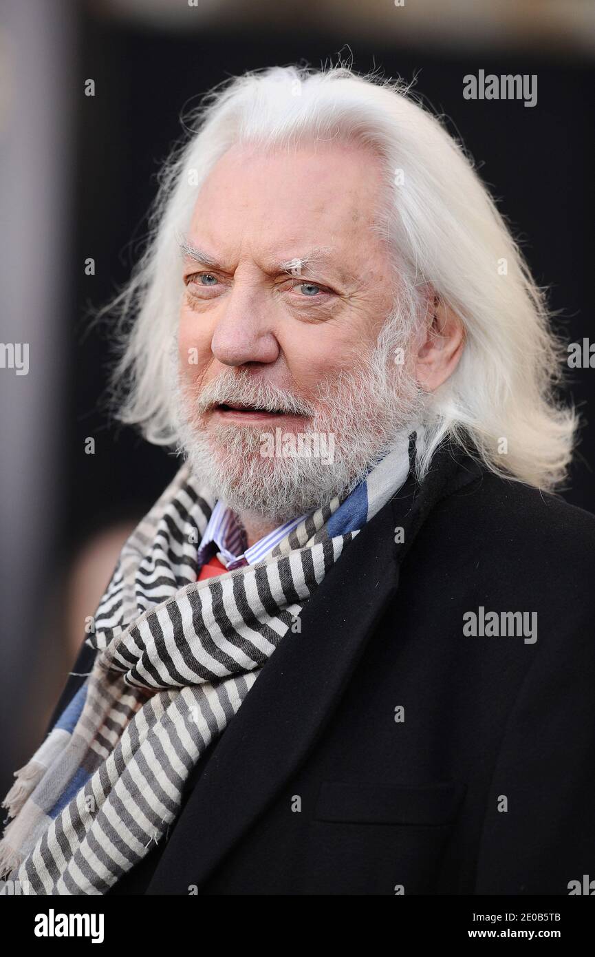 Donald Sutherland attends the World Premiere of Lions Gate's The Hunger ...