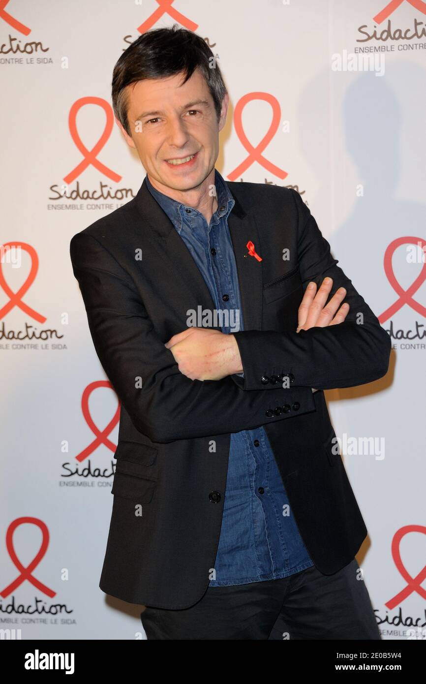 Anthony Bellanger posing at a photocall for the launch party of the ...