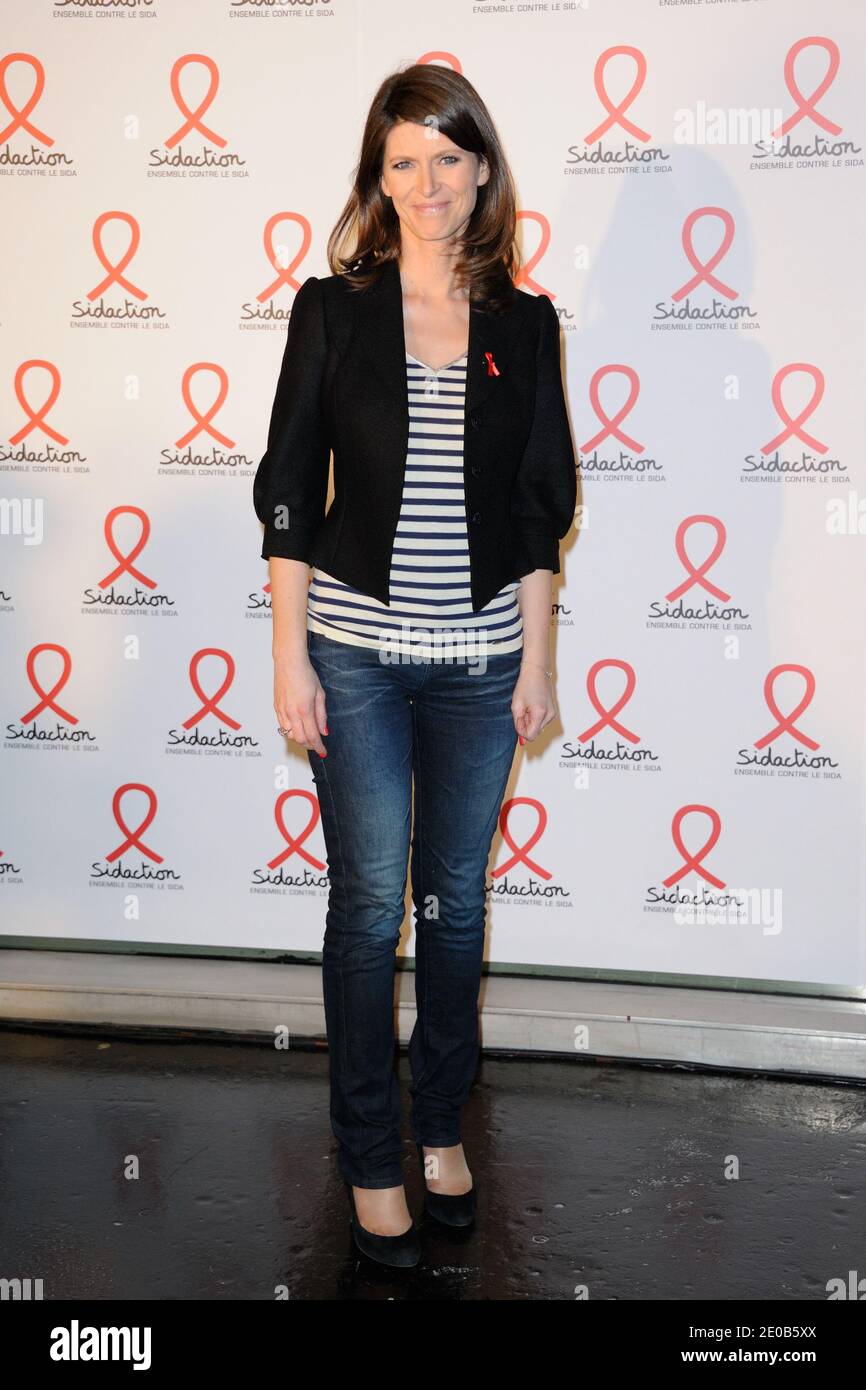 Magali Lunel posing at a photocall for the launch party of the 2012 ...