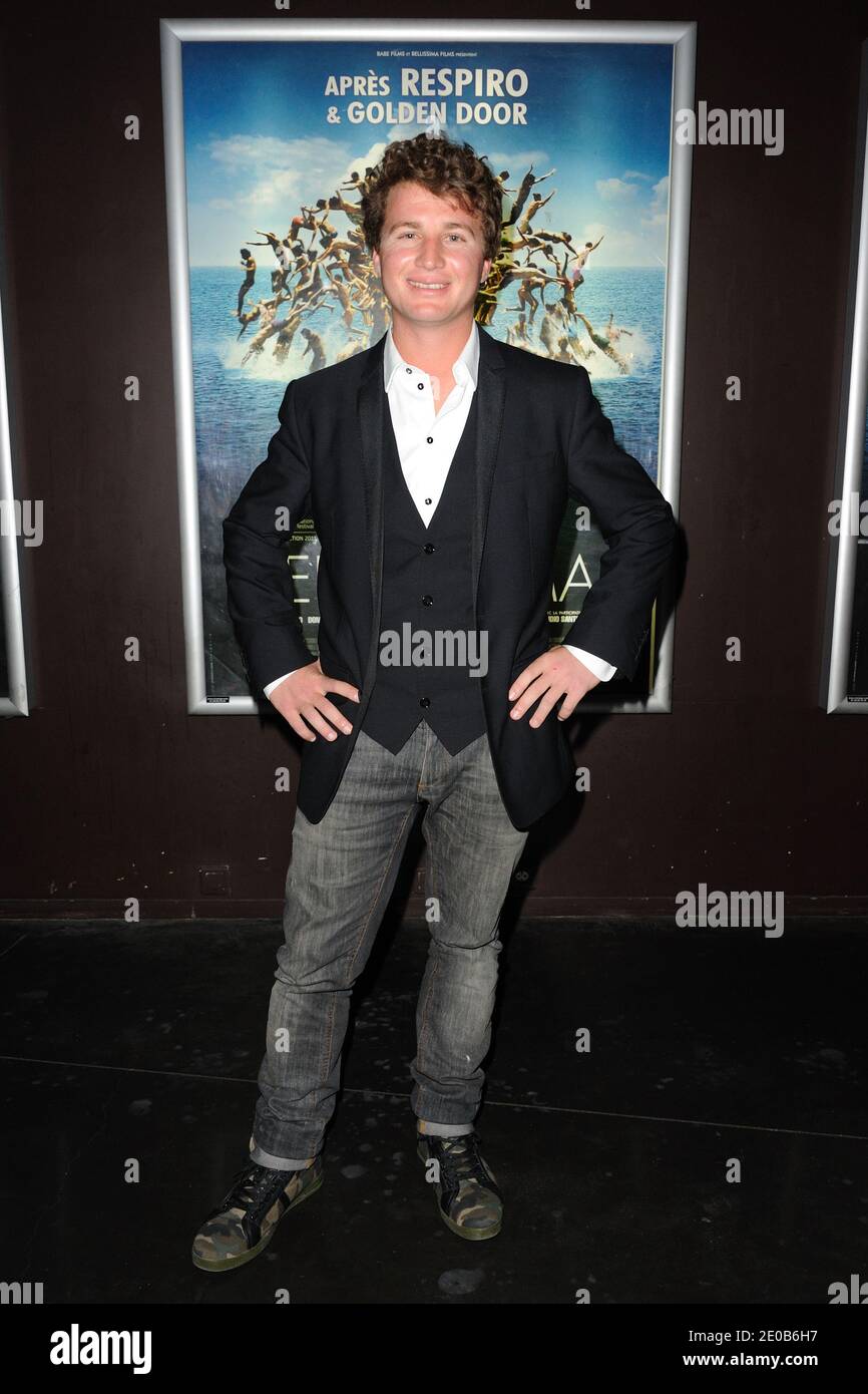 Filippo Pucillo attending premiere of Terraferma held in 'Le Cinema des ...