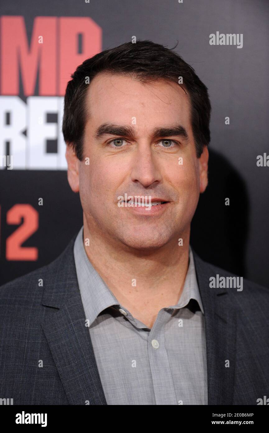 Rob Riggle attends the premiere of Columbia Pictures '21 Jump Street ...