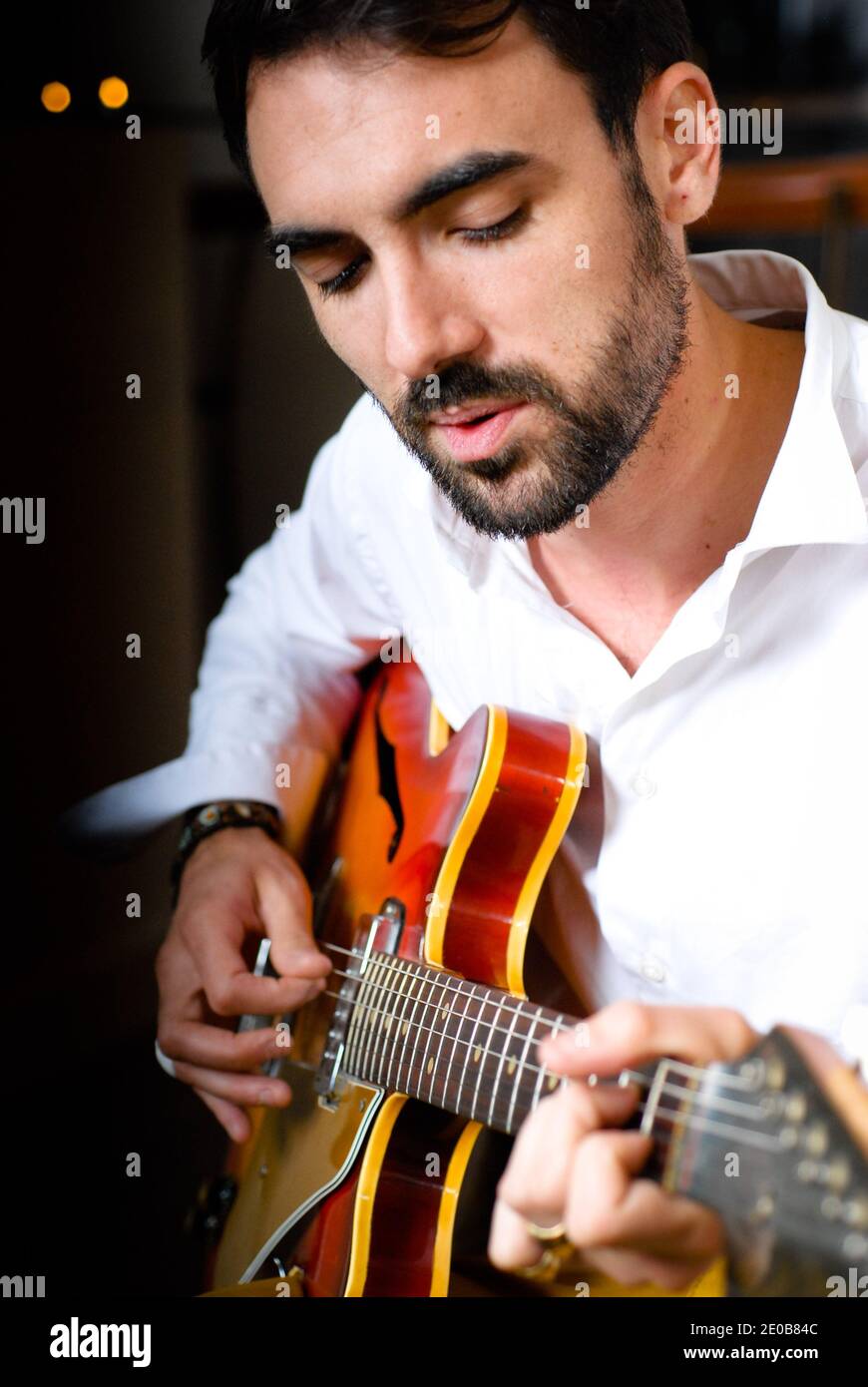 French singer Francois Raoult poses in Paris, France on September 10 ...