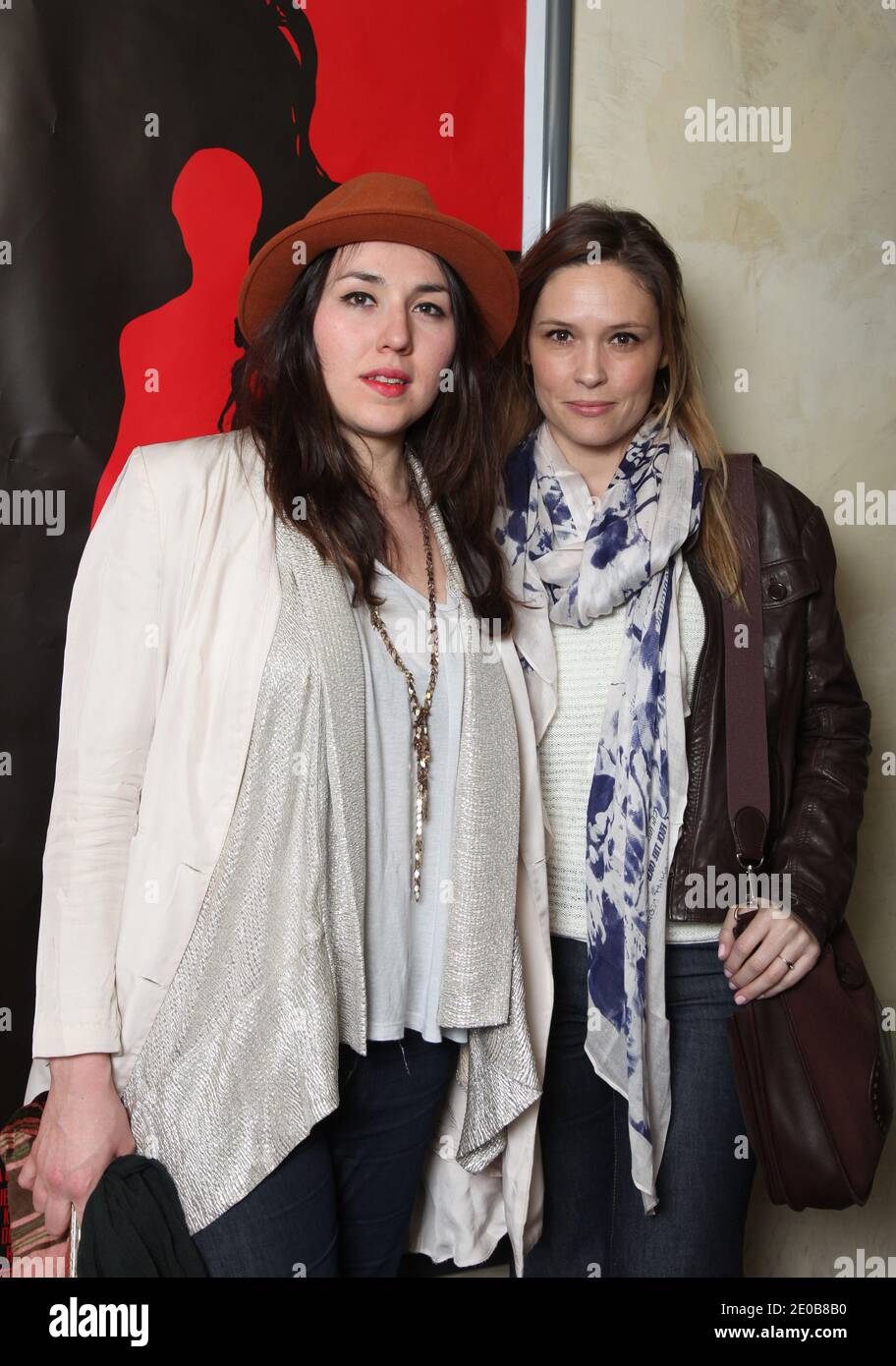 EXCLUSIVE. Deborah Grall and Lilou Fogli arriving for the France ...