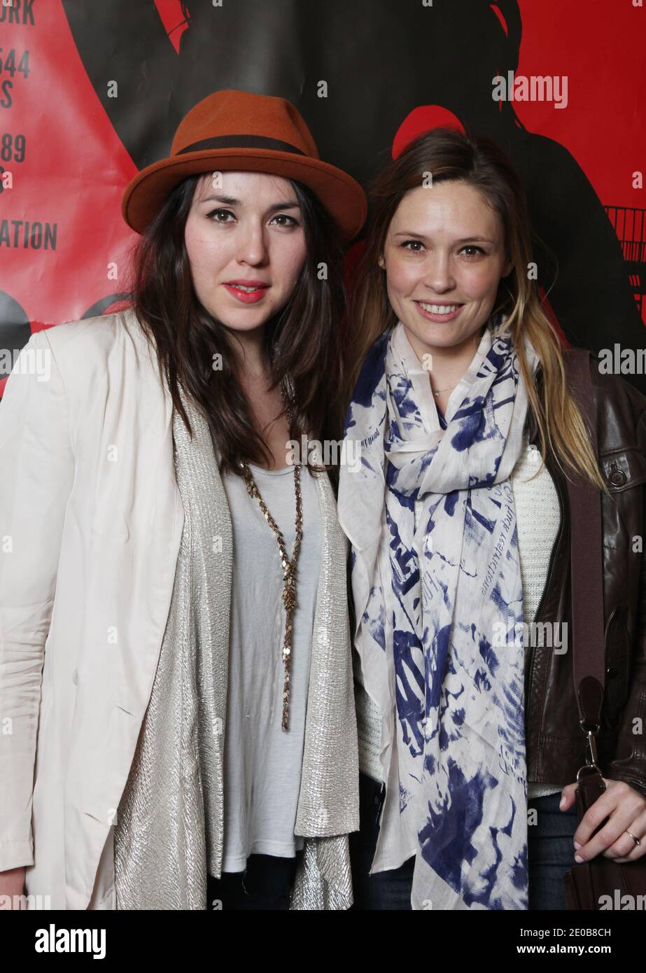 EXCLUSIVE. Deborah Grall and Lilou Fogli arriving for the France ...