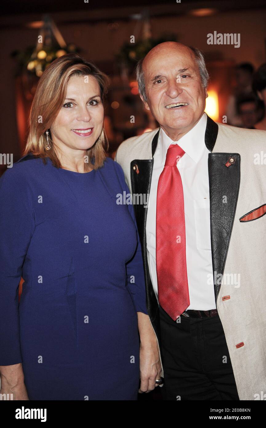 Axel Ganz and Isabelle Morin attending a Bavarian-themed Beer Fest ...