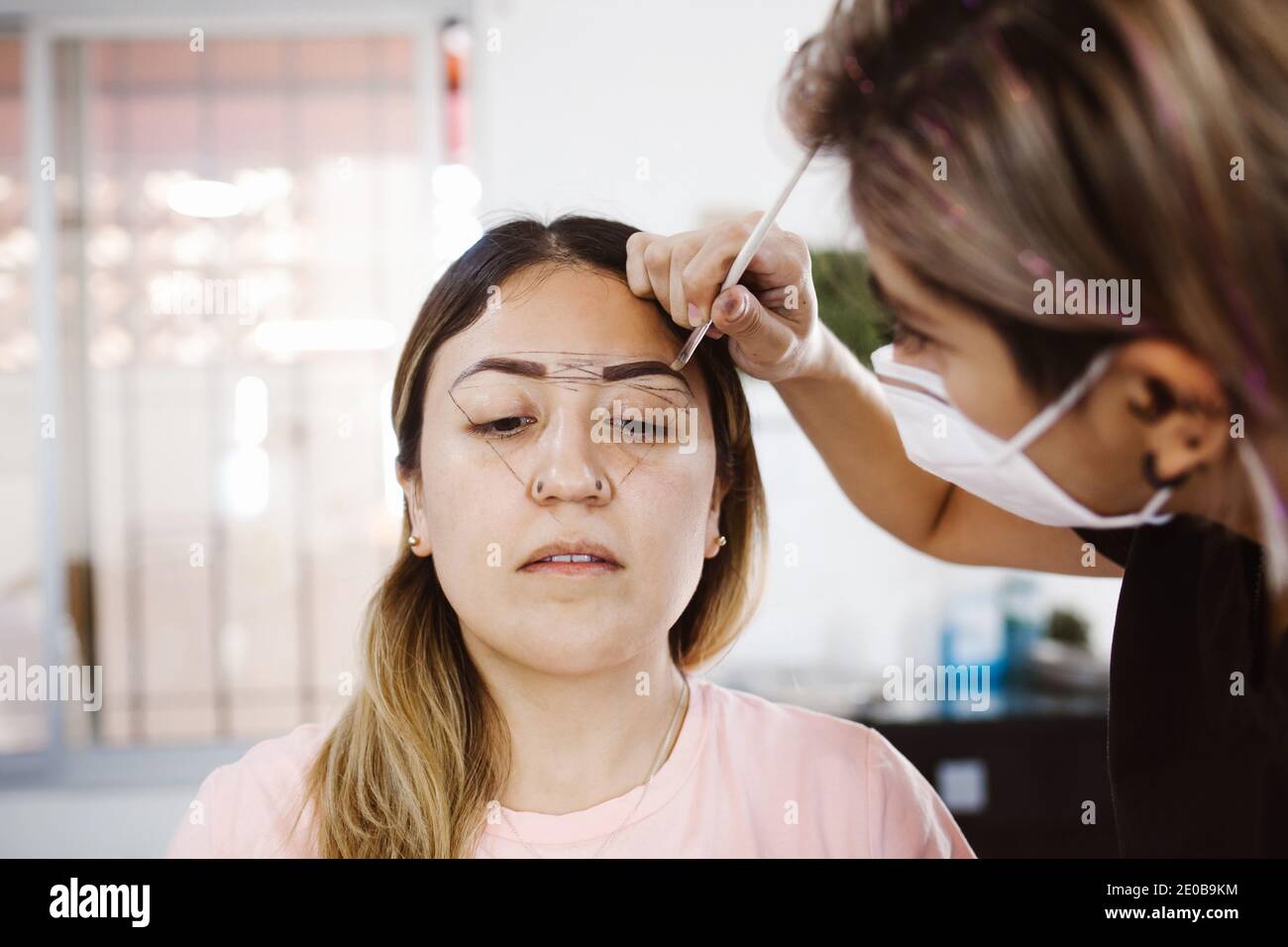 Eyebrow paint hi-res stock photography and images - Alamy