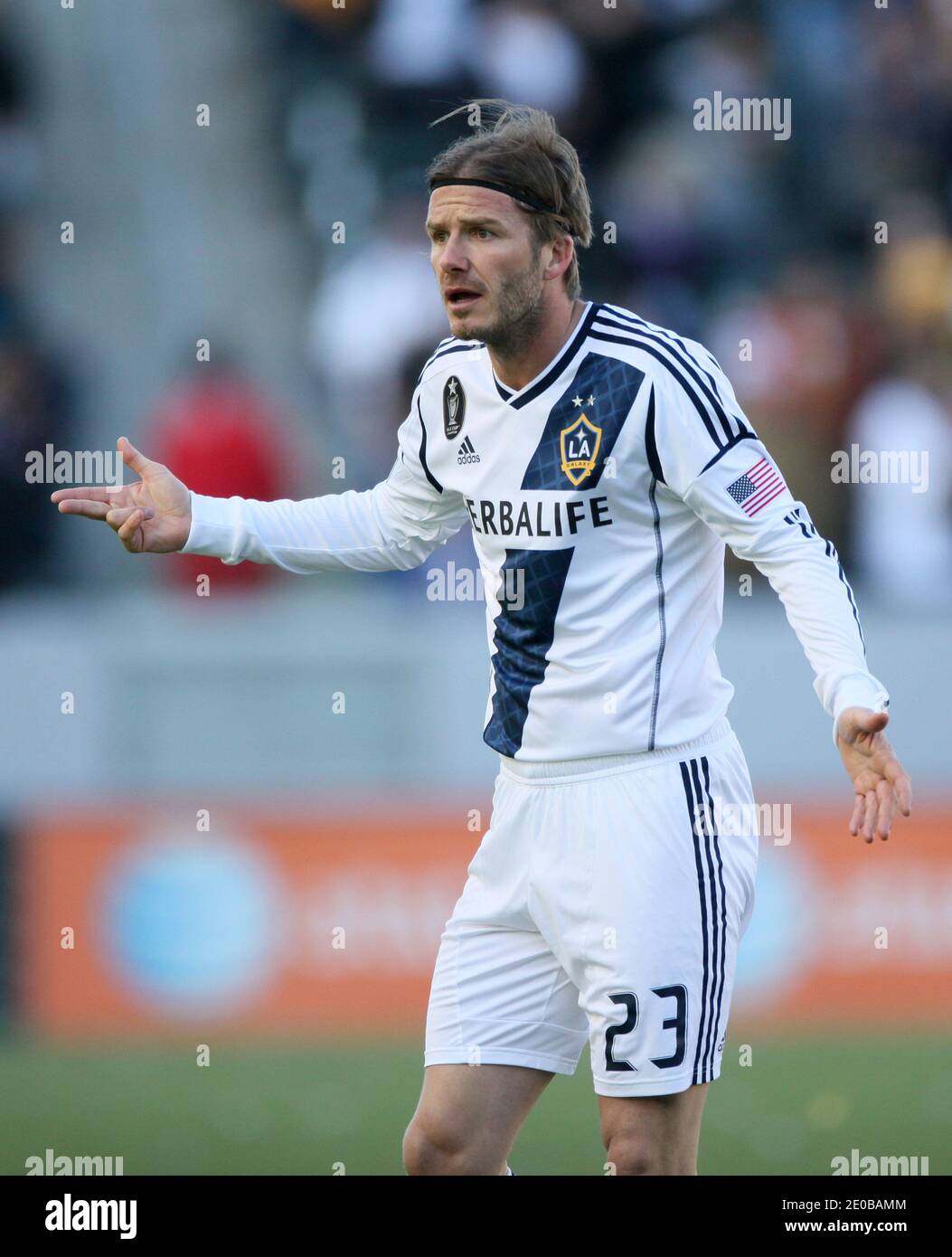 David Beckham Playing Soccer Galaxy