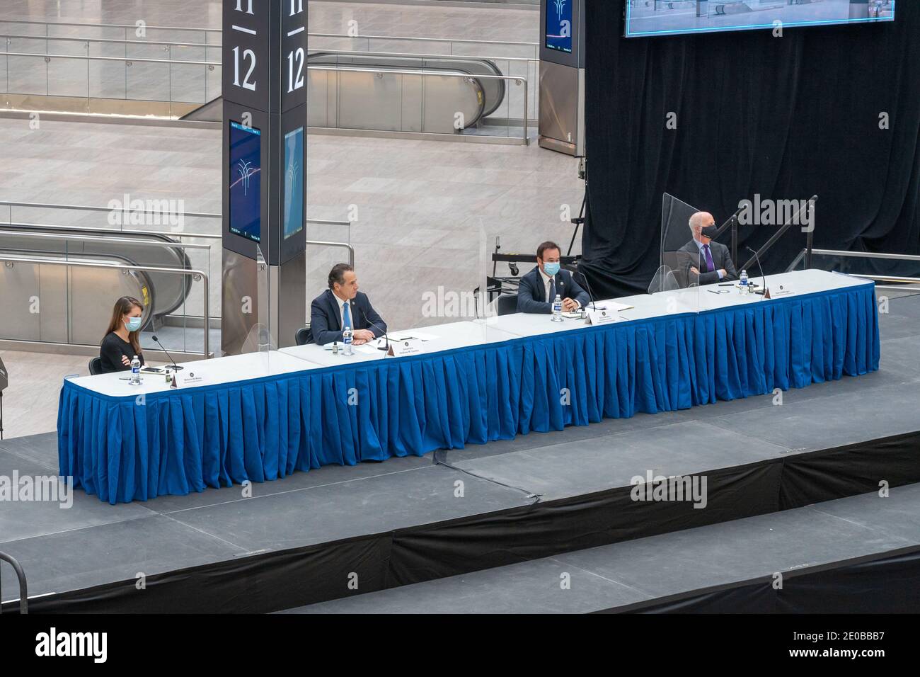 New York, United States. 30th Dec, 2020. (L-R) Melissa DeRosa, Governor ...
