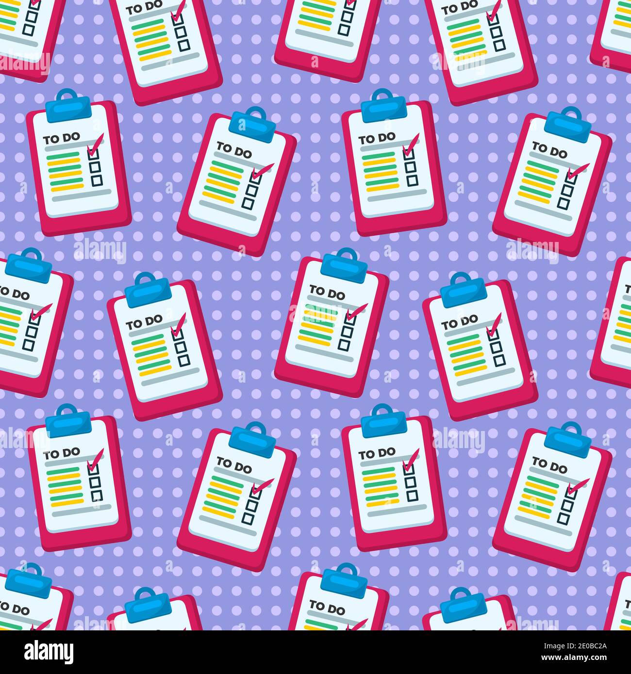 to do list board seamless pattern vector illustration Stock Vector ...