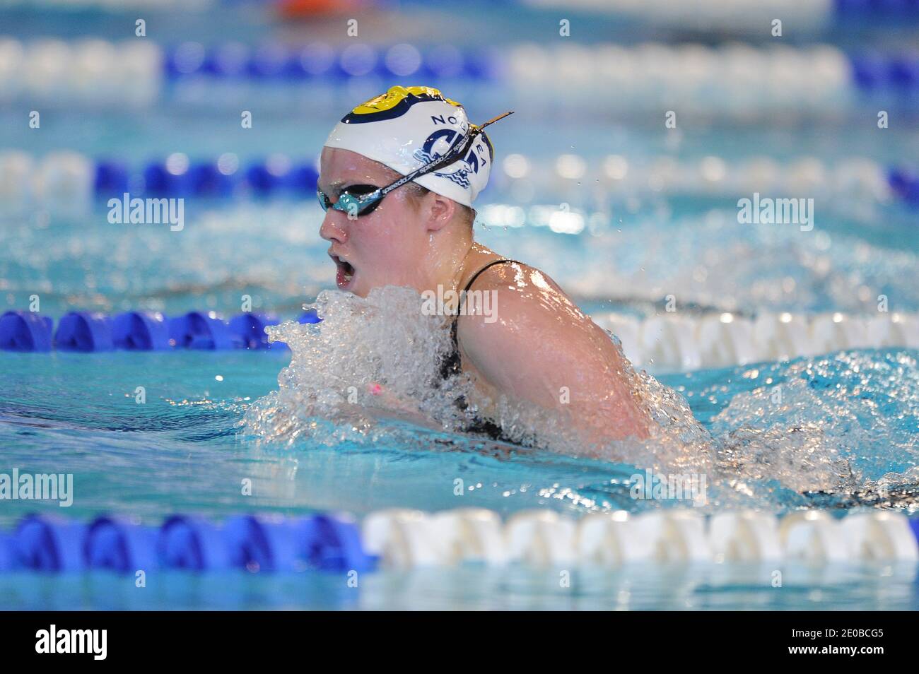 Lara Grangeon competes on women's 200 meters medley heats during french ...