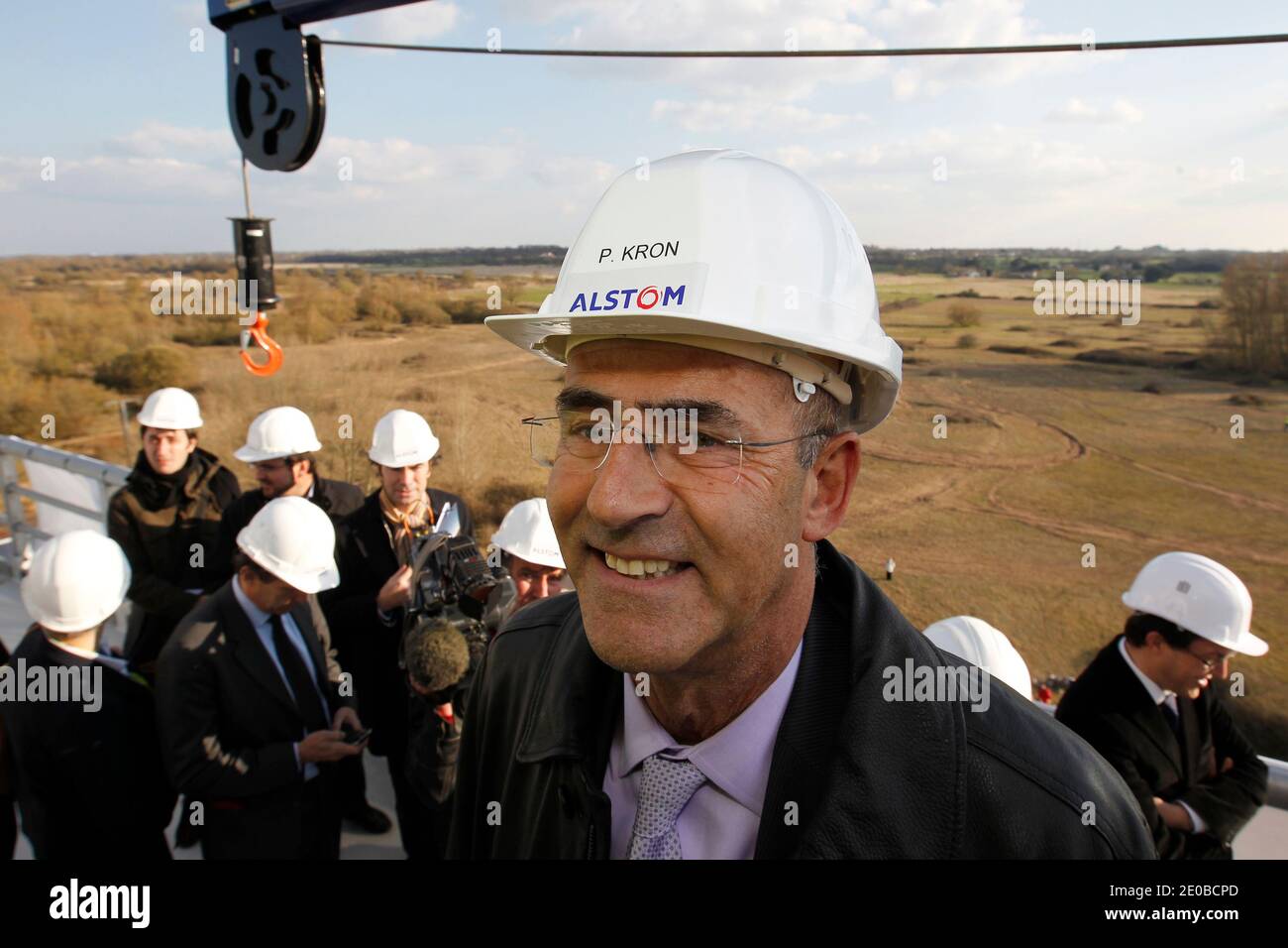 Patrick Kron, chairman and chief executive of French power and ...