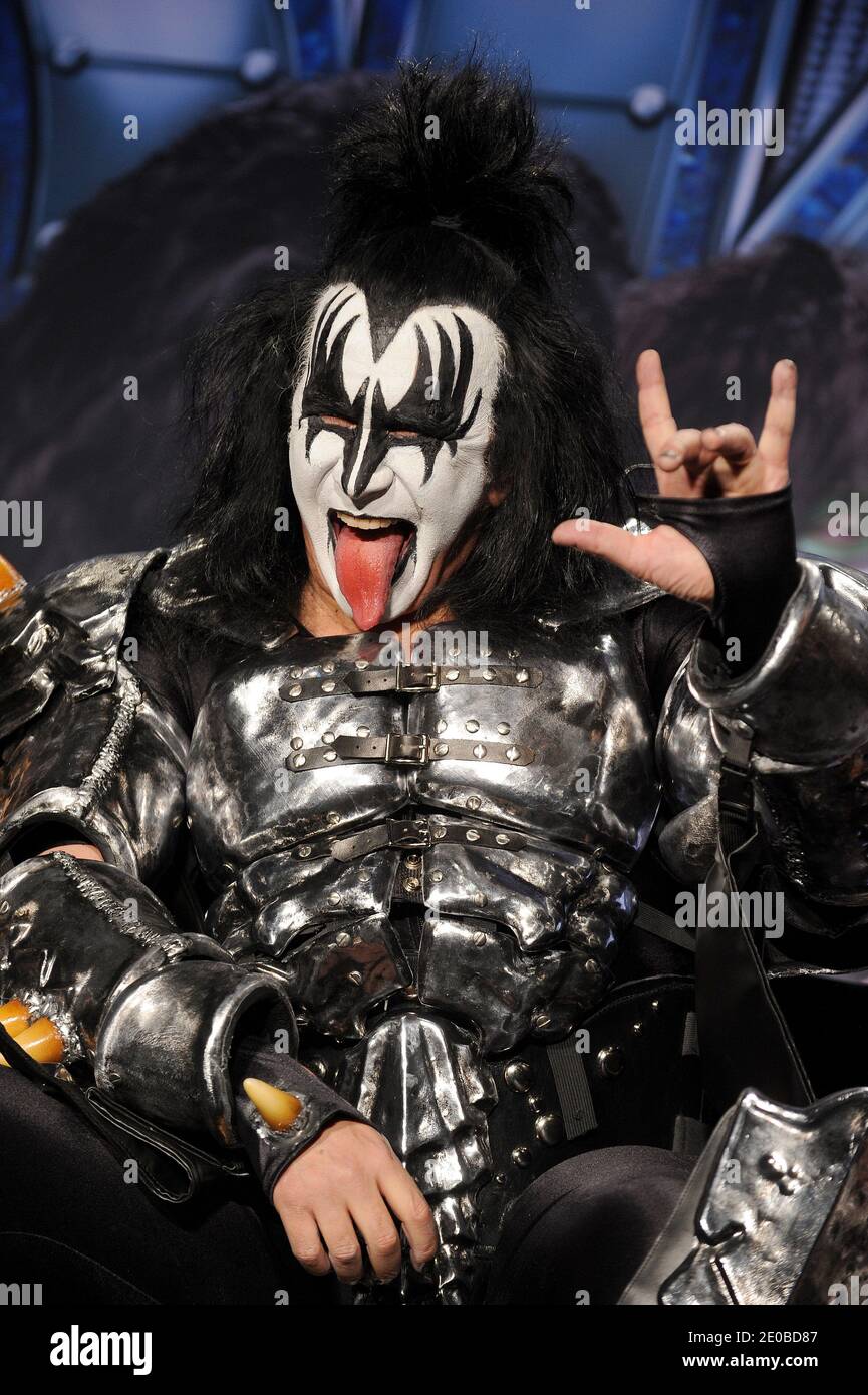 Gene Simmons attends the press conference of an epic and unprecedented ...
