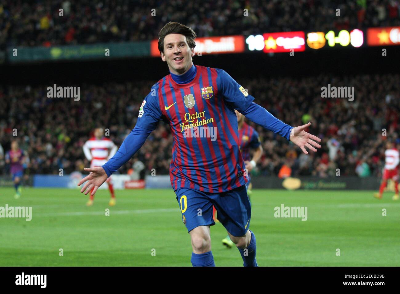 Lionel messi barcelona goals hi-res stock photography and images - Alamy