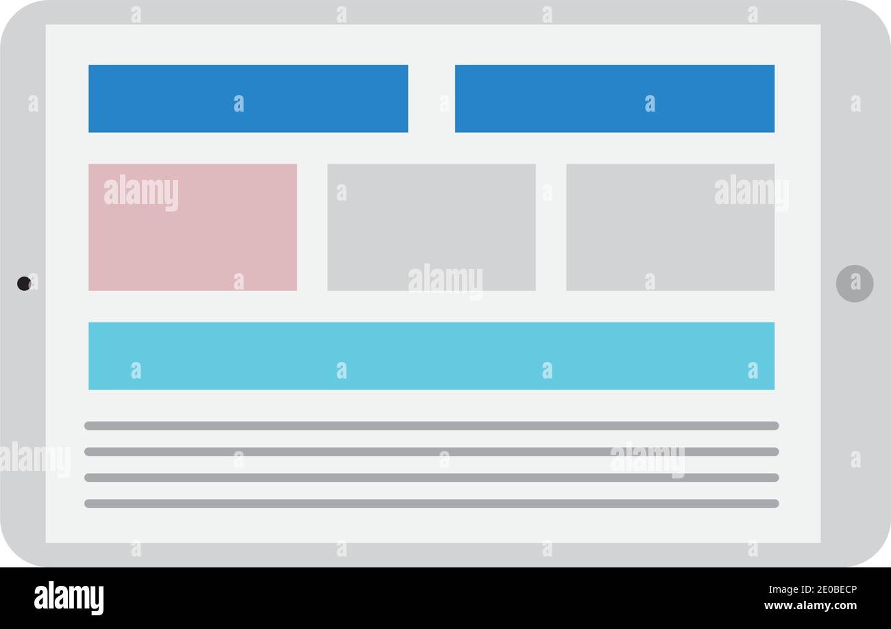 tablet design, Digital technology and communication theme Vector ...