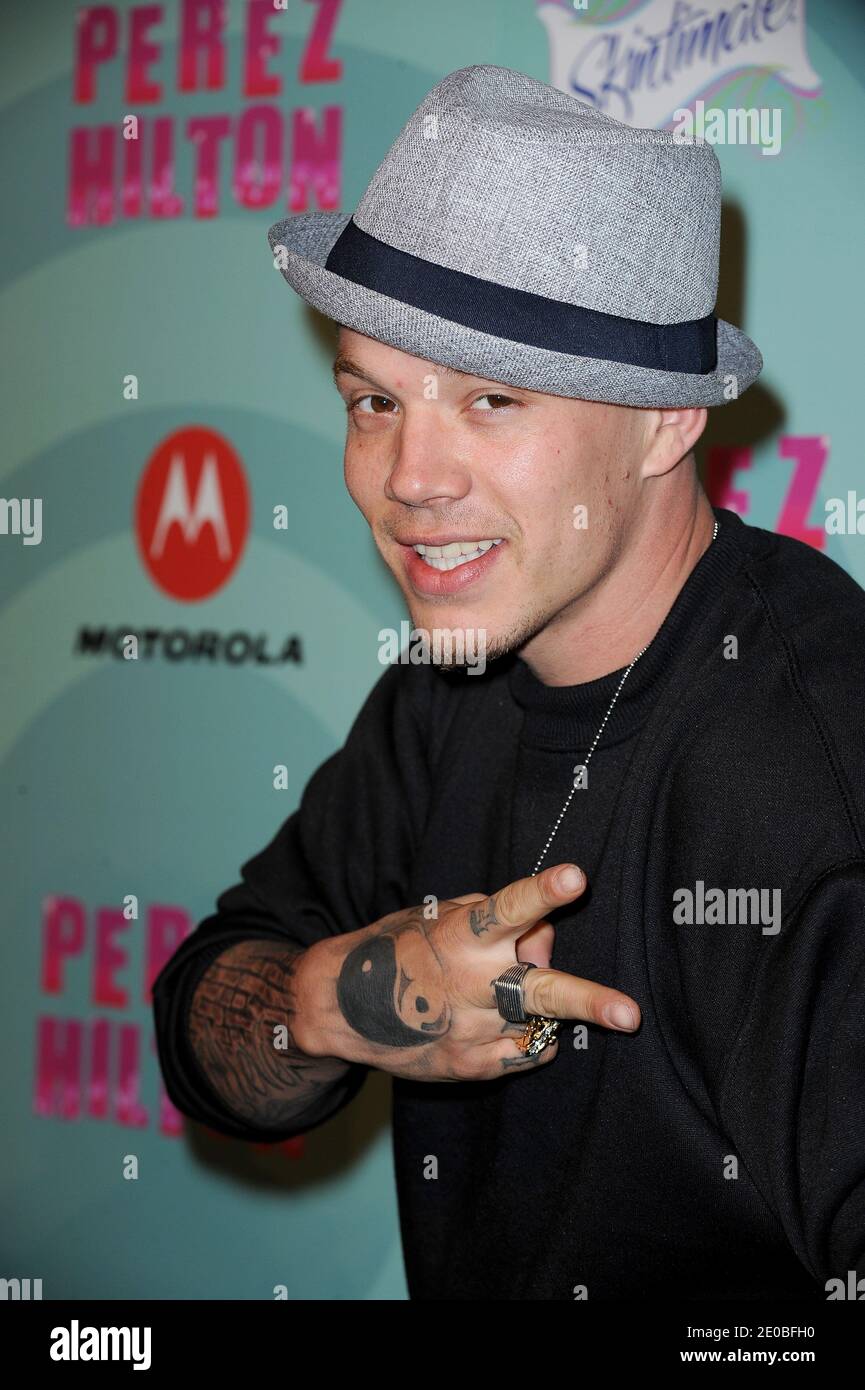 Chris Rene attends Perez Hilton's Mad Hatter Tea Party Birthday Bash ...