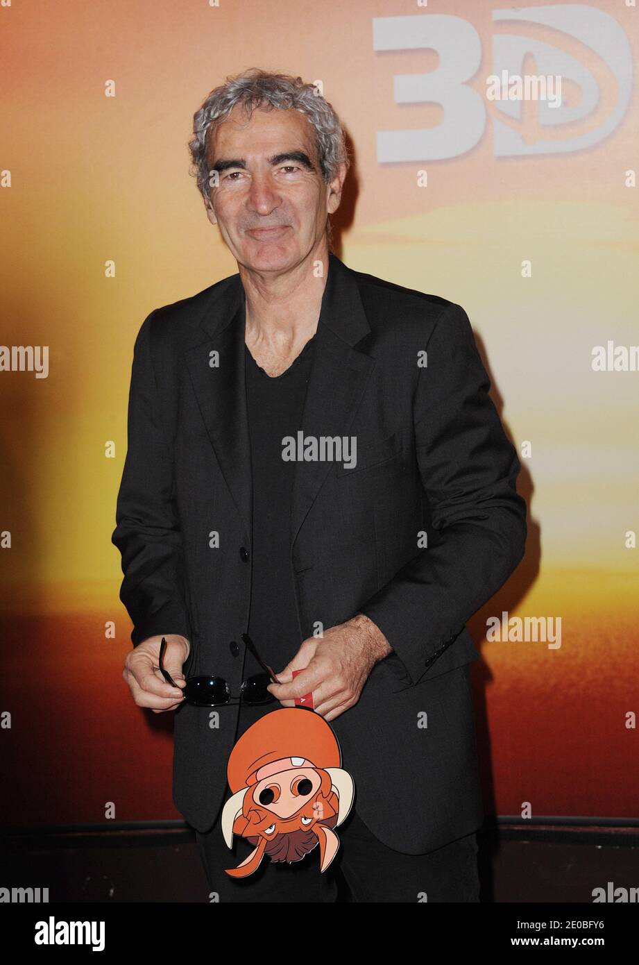 Raymond Domenech attends the premiere of 'Le Roi Lion 3D' at Gaumont ...