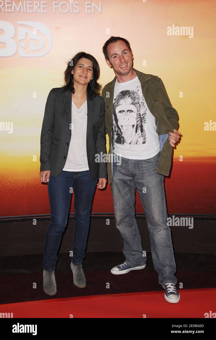 Estelle Denis and Jean-Philippe Roux attend the premiere of 'Le Roi ...