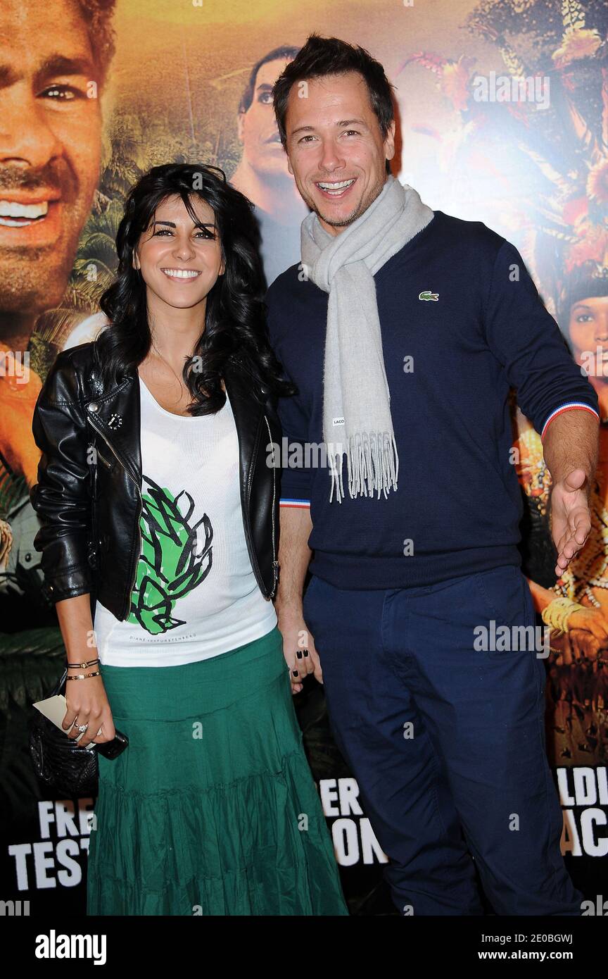 Stephane Rousseau and wife Reem Kherici attending the premiere of 'Sur ...