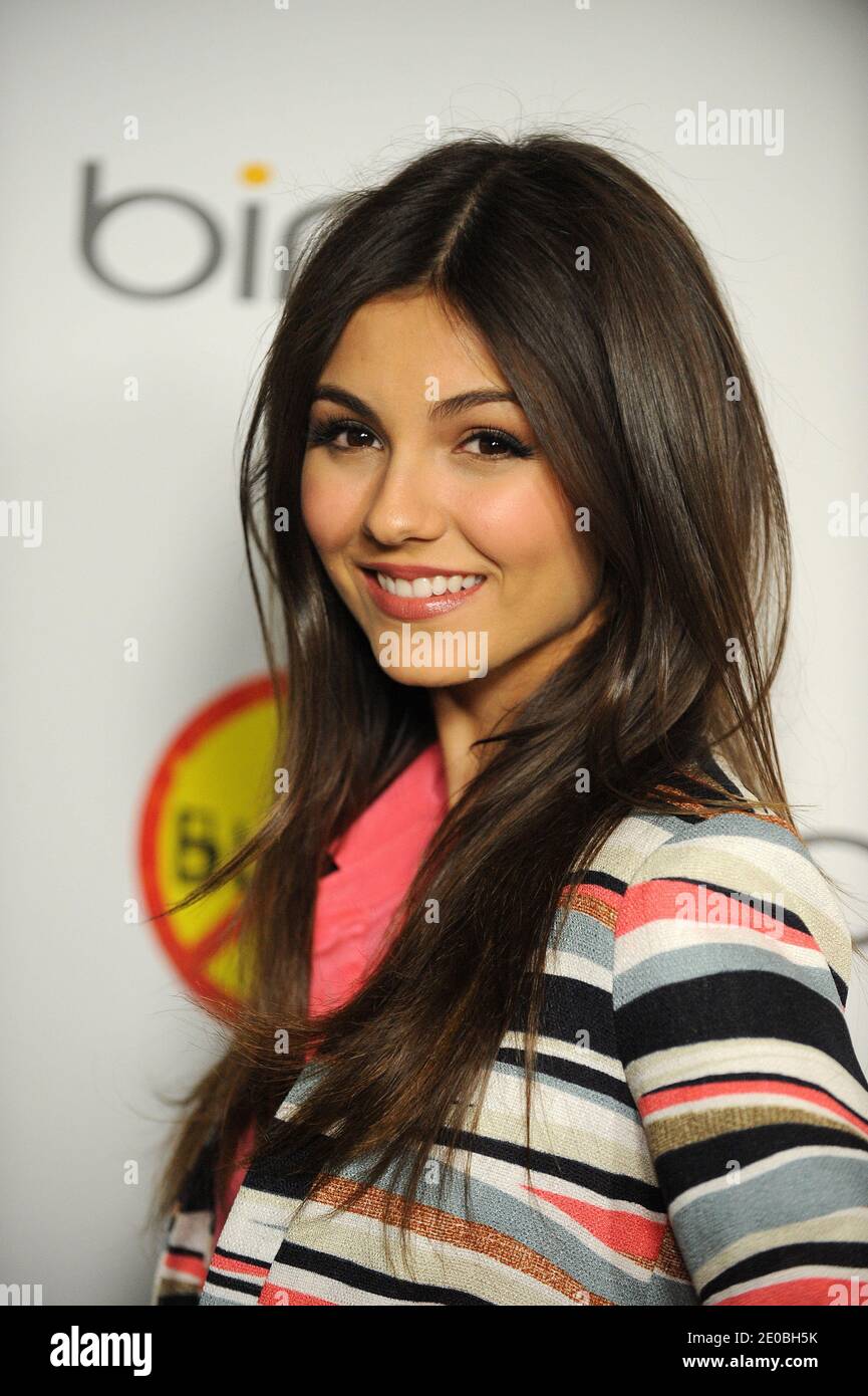 Victoria Justice attends the Bully premiere at the Chinese 6 Theatres ...