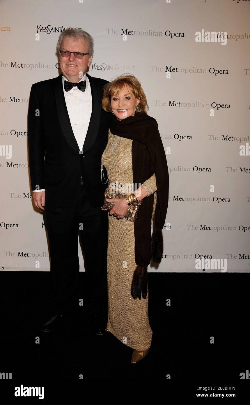 Sir Howard Stringer and Barbara Walters attending the Metropolitan ...
