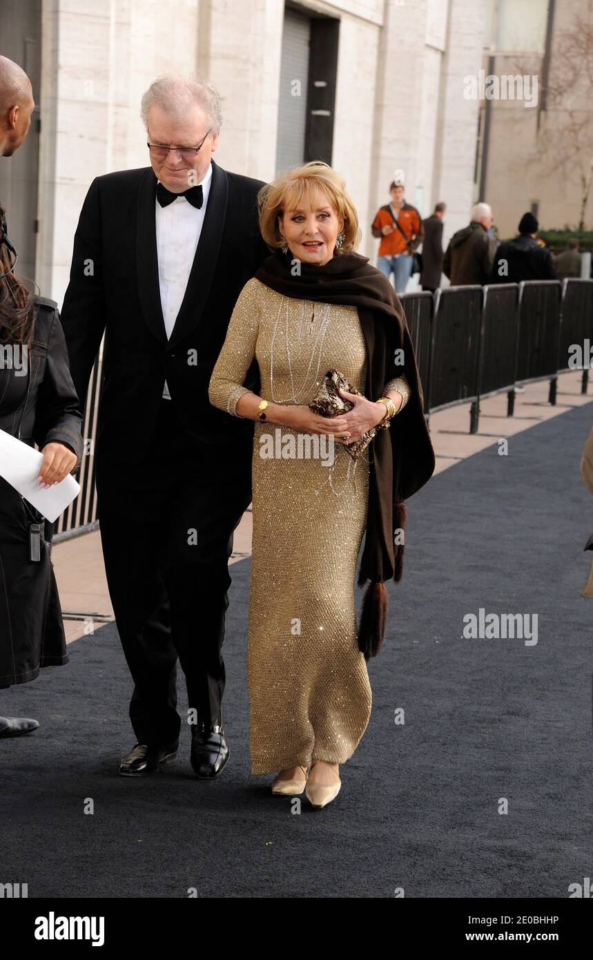 Sir Howard Stringer and Barbara Walters attending the Metropolitan ...