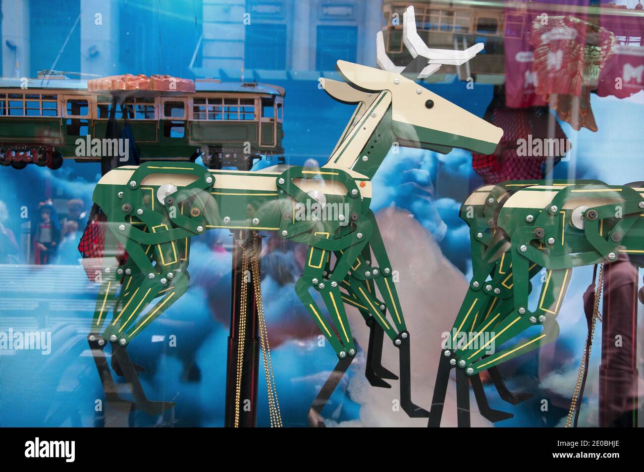Christmas 2020 windows at the Myer department store in Bourke Street ...