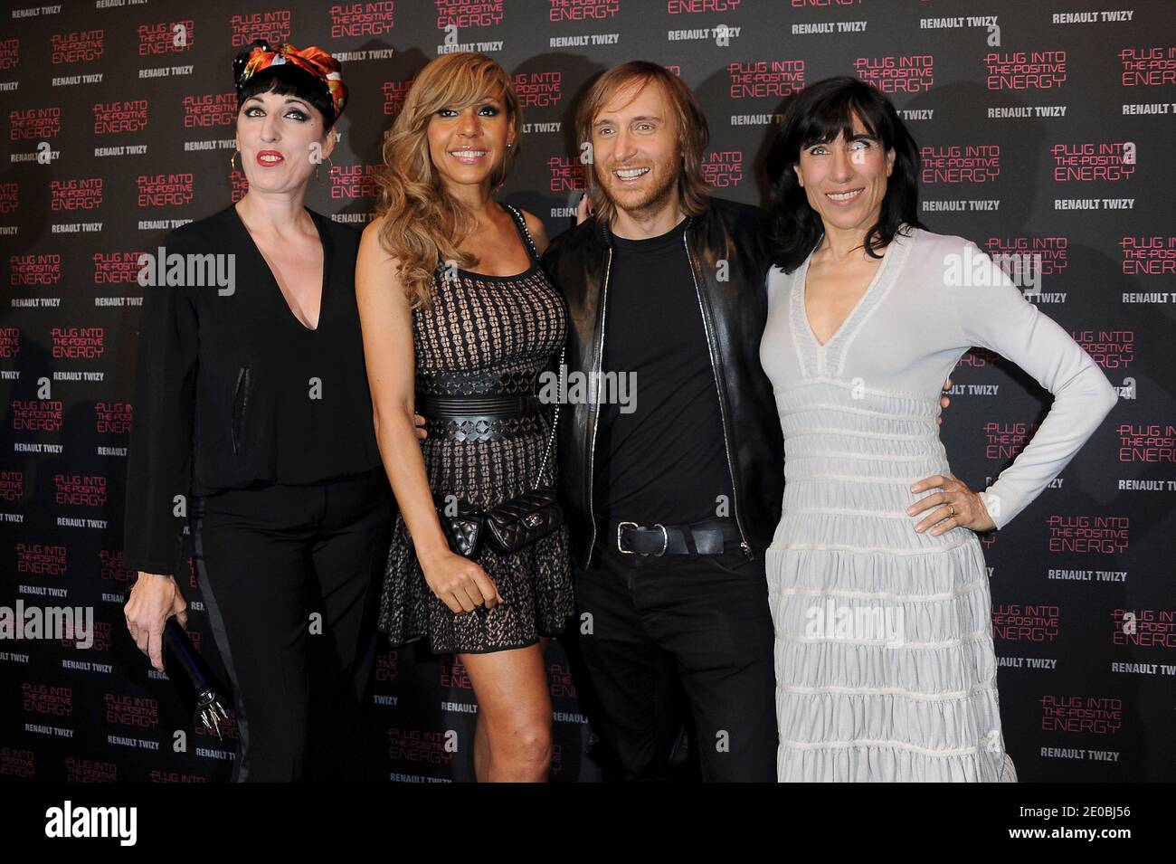 Rossy de Palma, Cathy Guetta, David Guetta and Bianca Li attending the ...