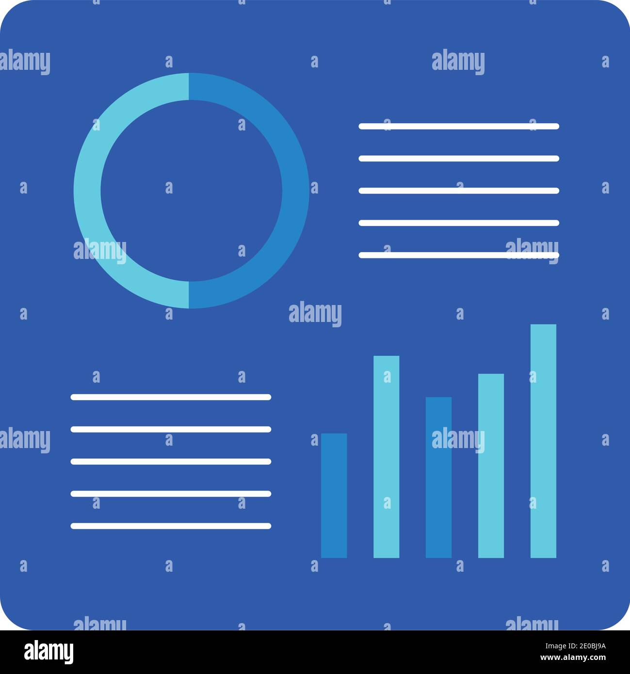infographic bars chart and pie chart in frame design, data analysis and ...