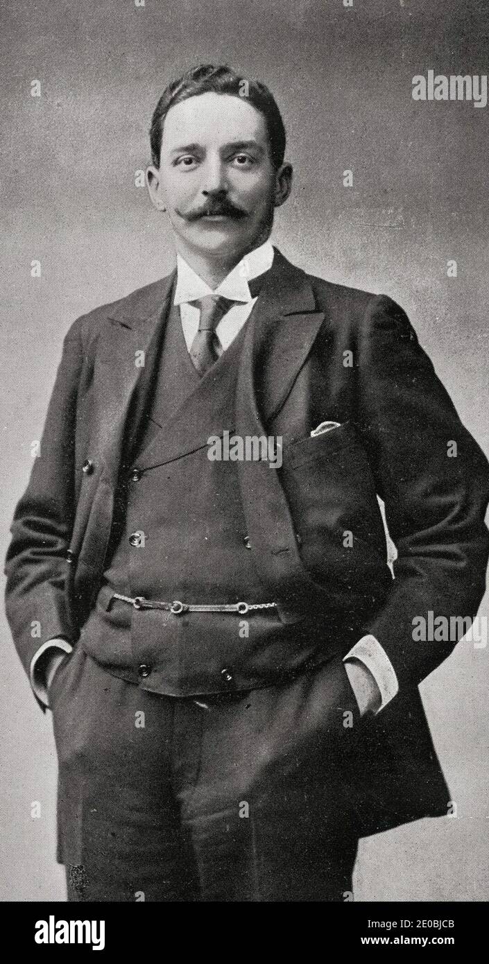 The photograph of Bruce Ismay, Chairman of the International Mercantile ...
