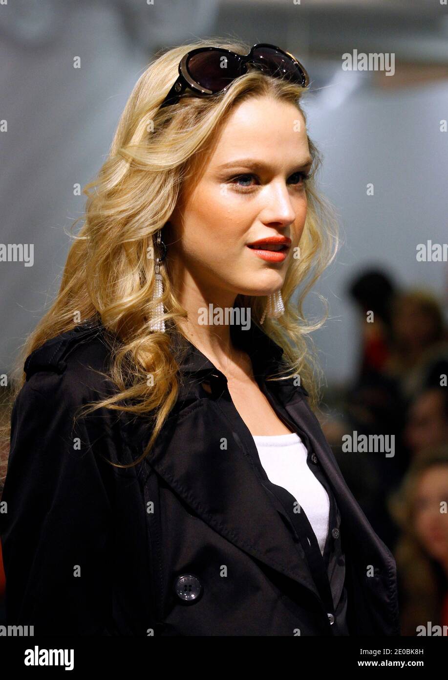 Models present creations during the Ivanka Trump Collection runway ...