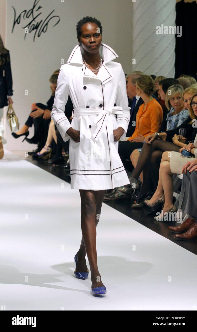 Models present creations during the Ivanka Trump Collection runway ...